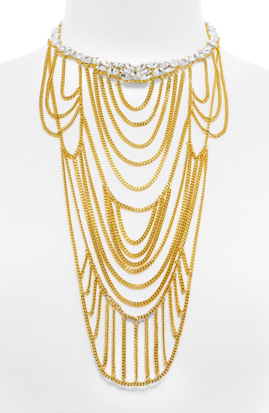 BaubleBar 'Flaxen' Chain Bib Necklace | Nordstrom