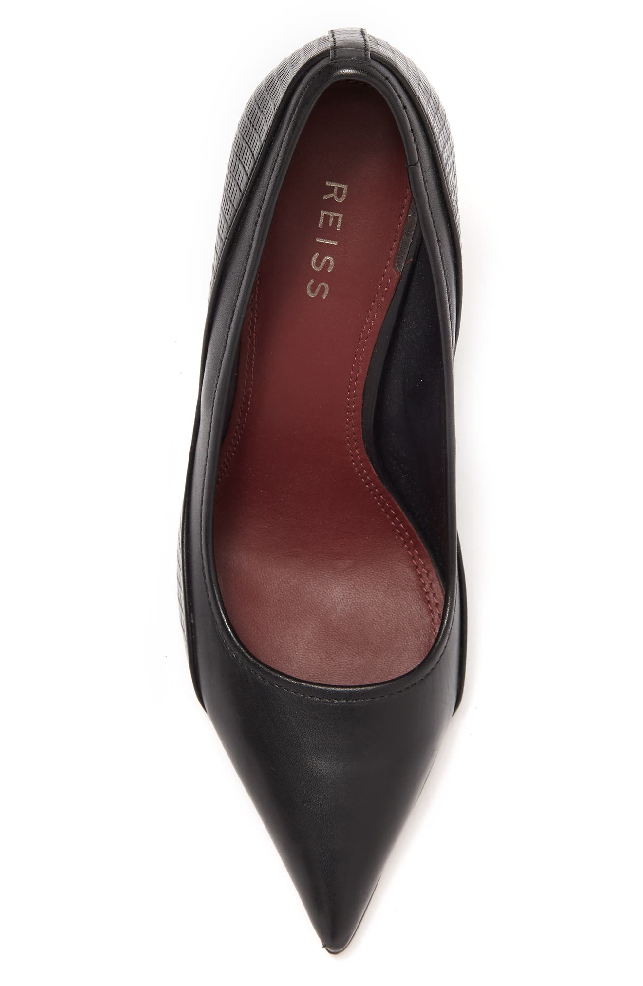 Reiss Maddy Pointed Toe Leather Pump | Nordstromrack