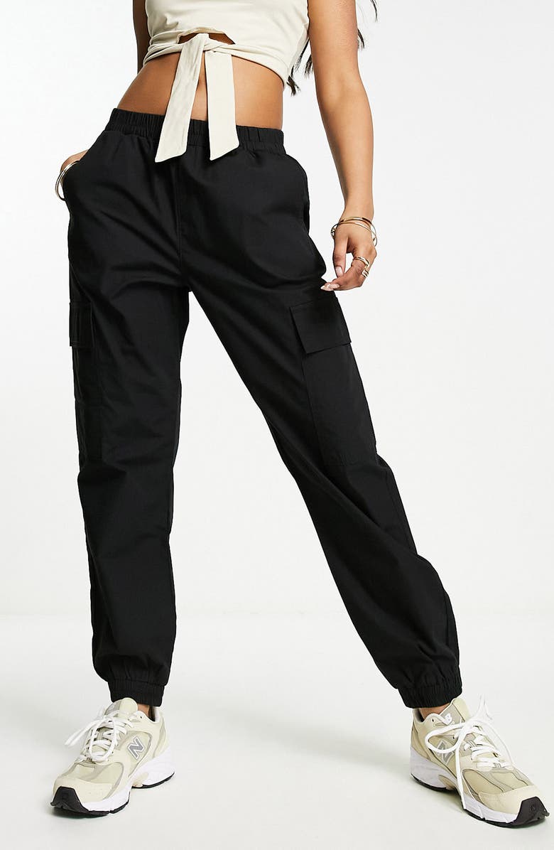 ASOS DESIGN Cotton Poplin Cargo Joggers | Nordstromrack