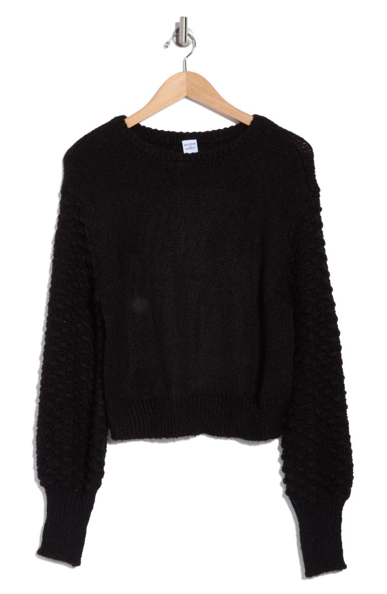 Melrose and Market Bobble Sleeve Sweater | Nordstromrack