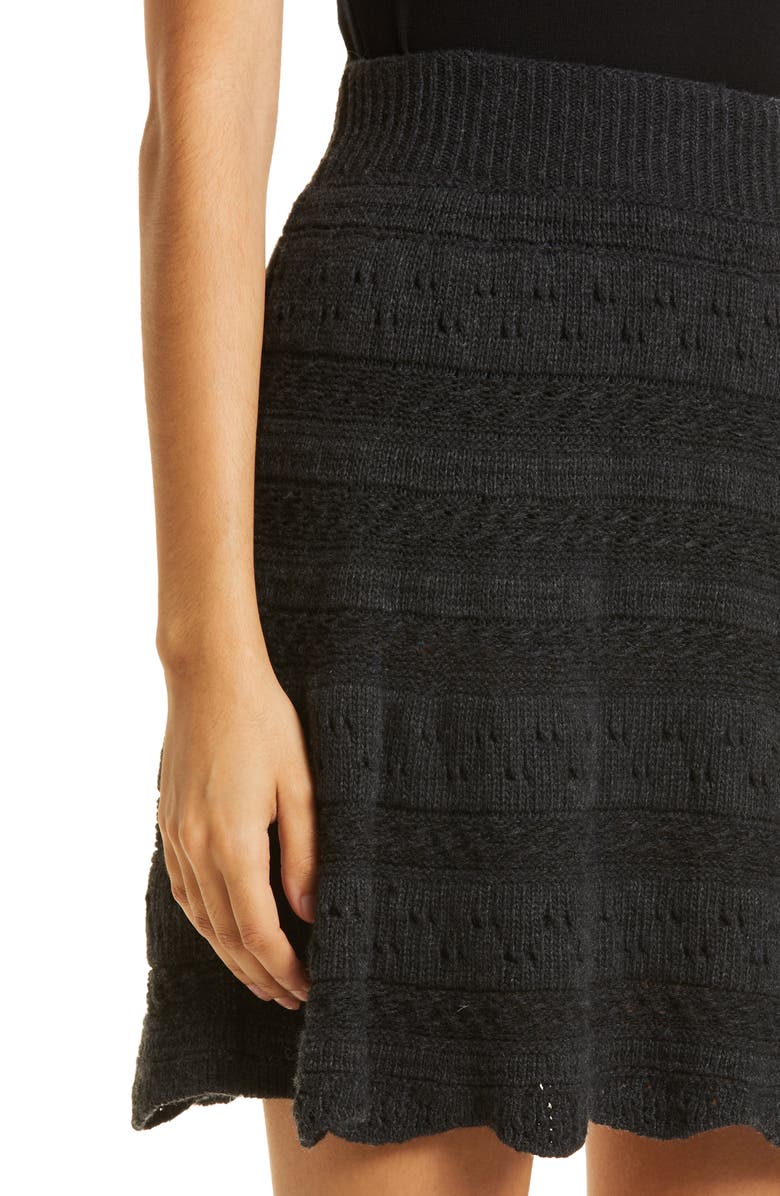 ba&sh Hana Pointelle Knit Skirt | Nordstromrack
