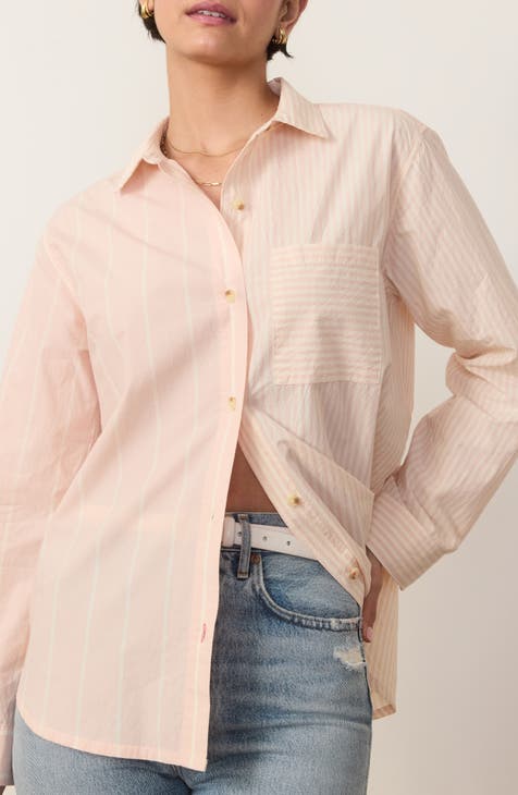 Women's Button-Up Striped Tops | Nordstrom
