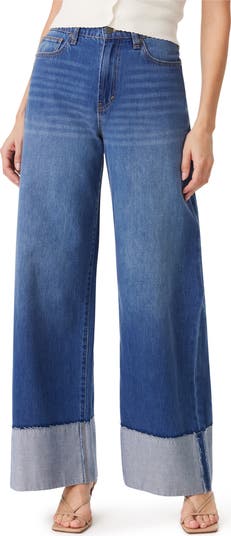 Habitual Cuffed Low Slung Wide Leg Jeans | Nordstrom