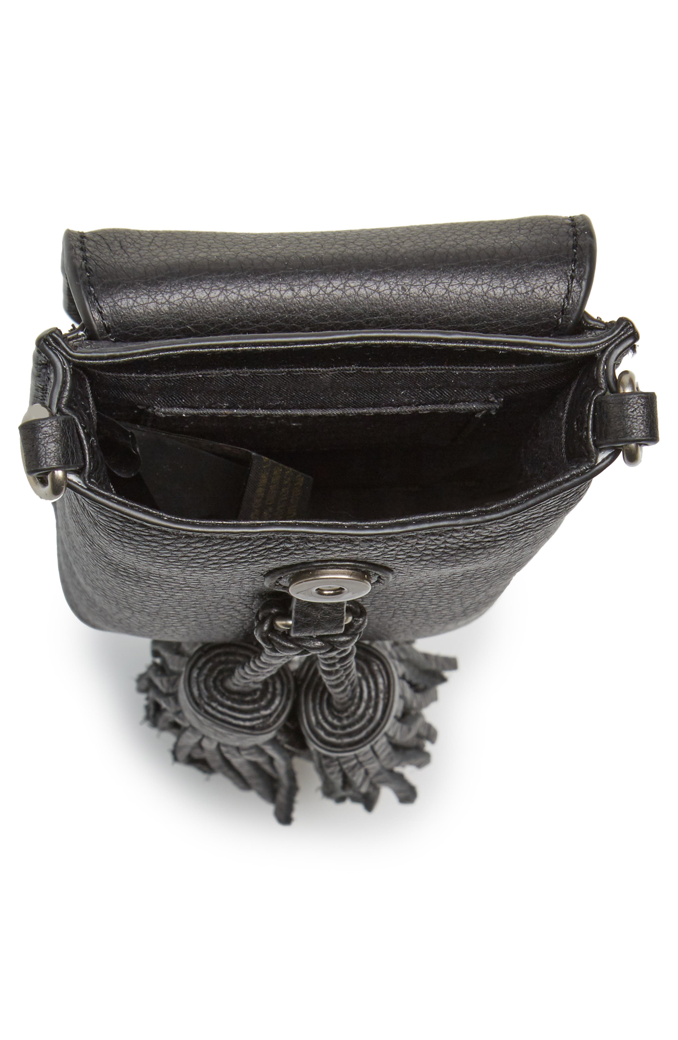Rebecca Minkoff Isobel Phone Crossbody Bag with Genuine Rabbit Fur ...