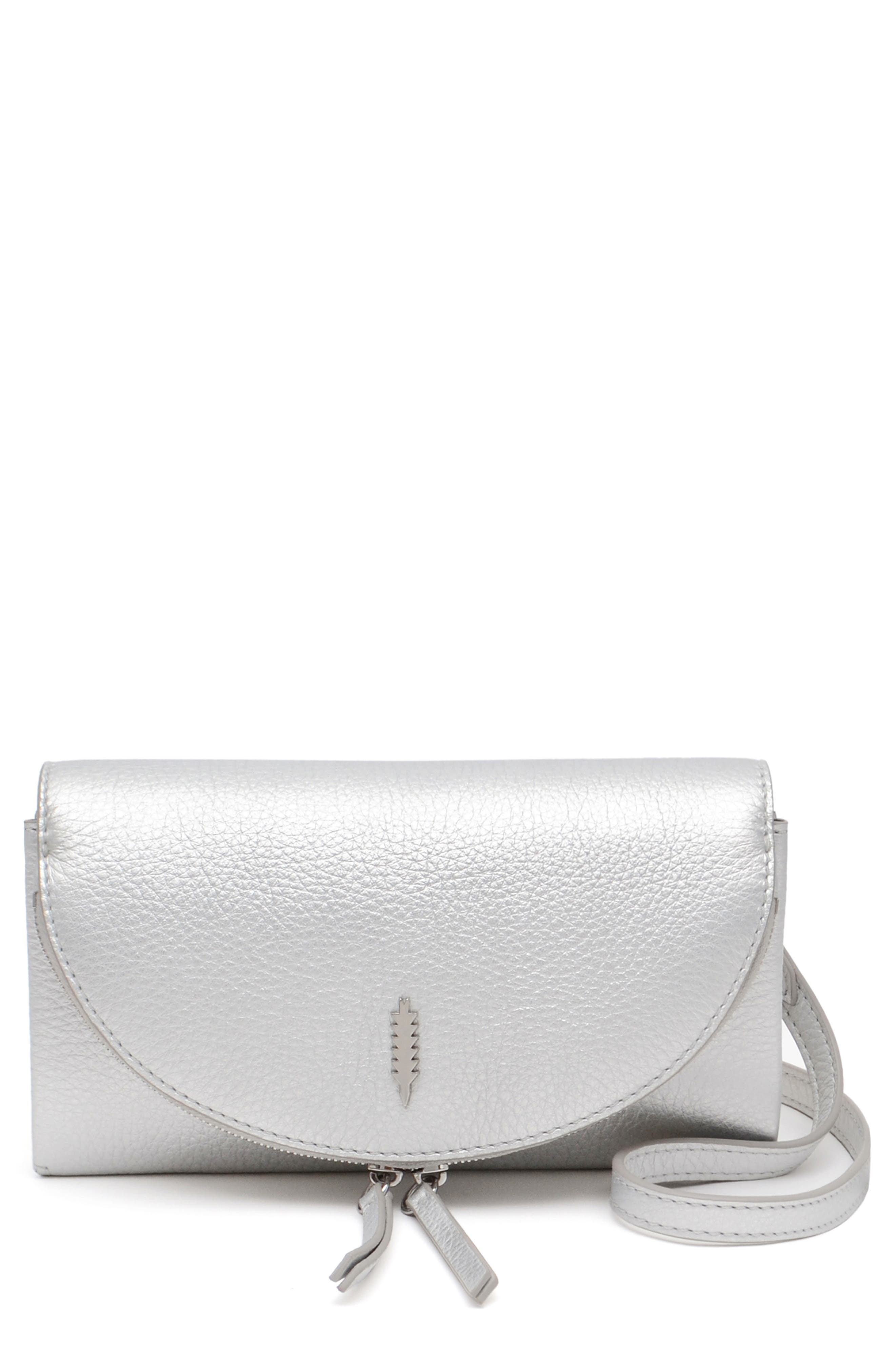 Thacker Nikki Metallic Leather Crossbody Bag | Nordstromrack