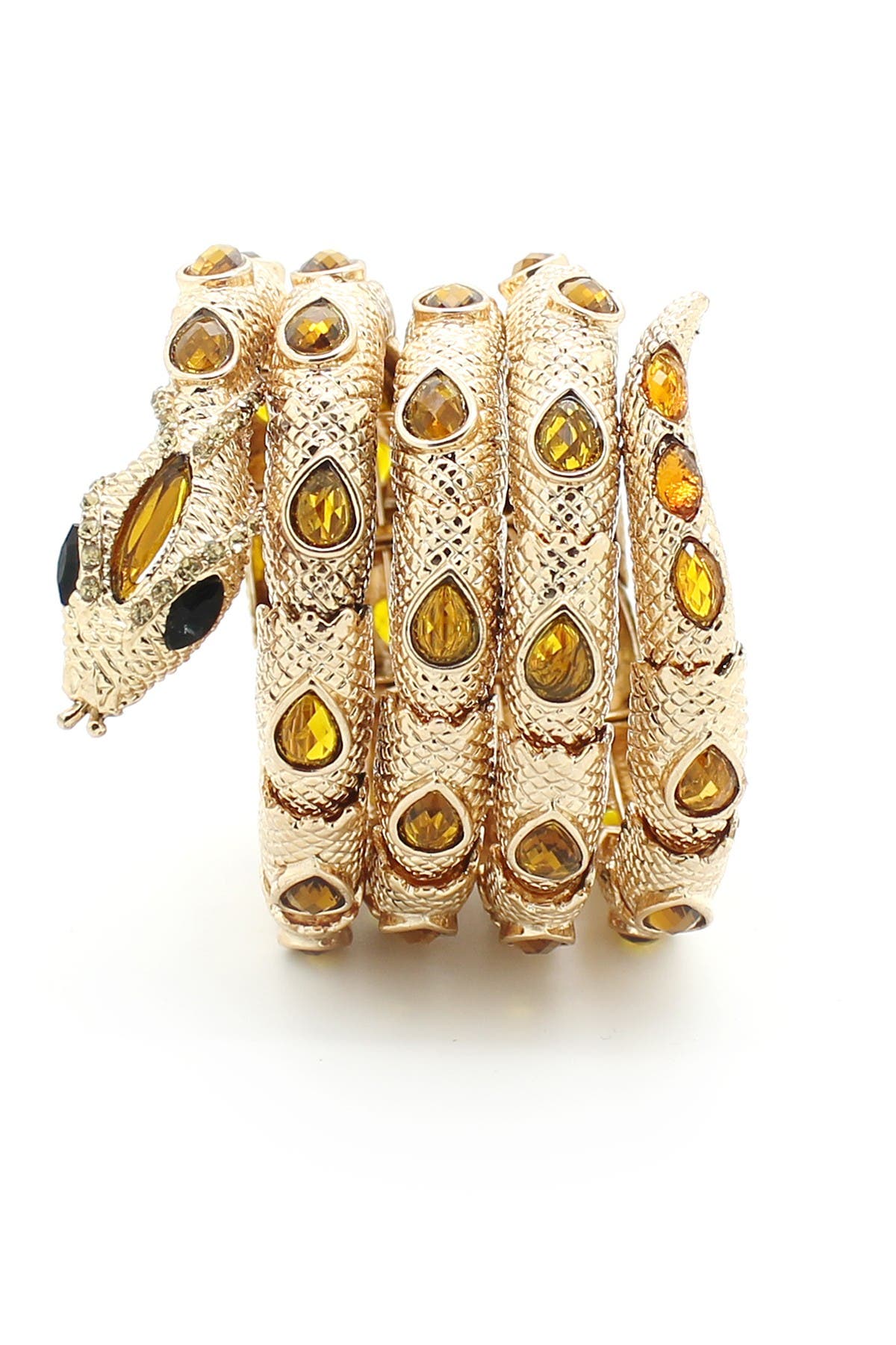 EYE CANDY LOS ANGELES Snake Your Arm Crystal Bracelet | Nordstromrack