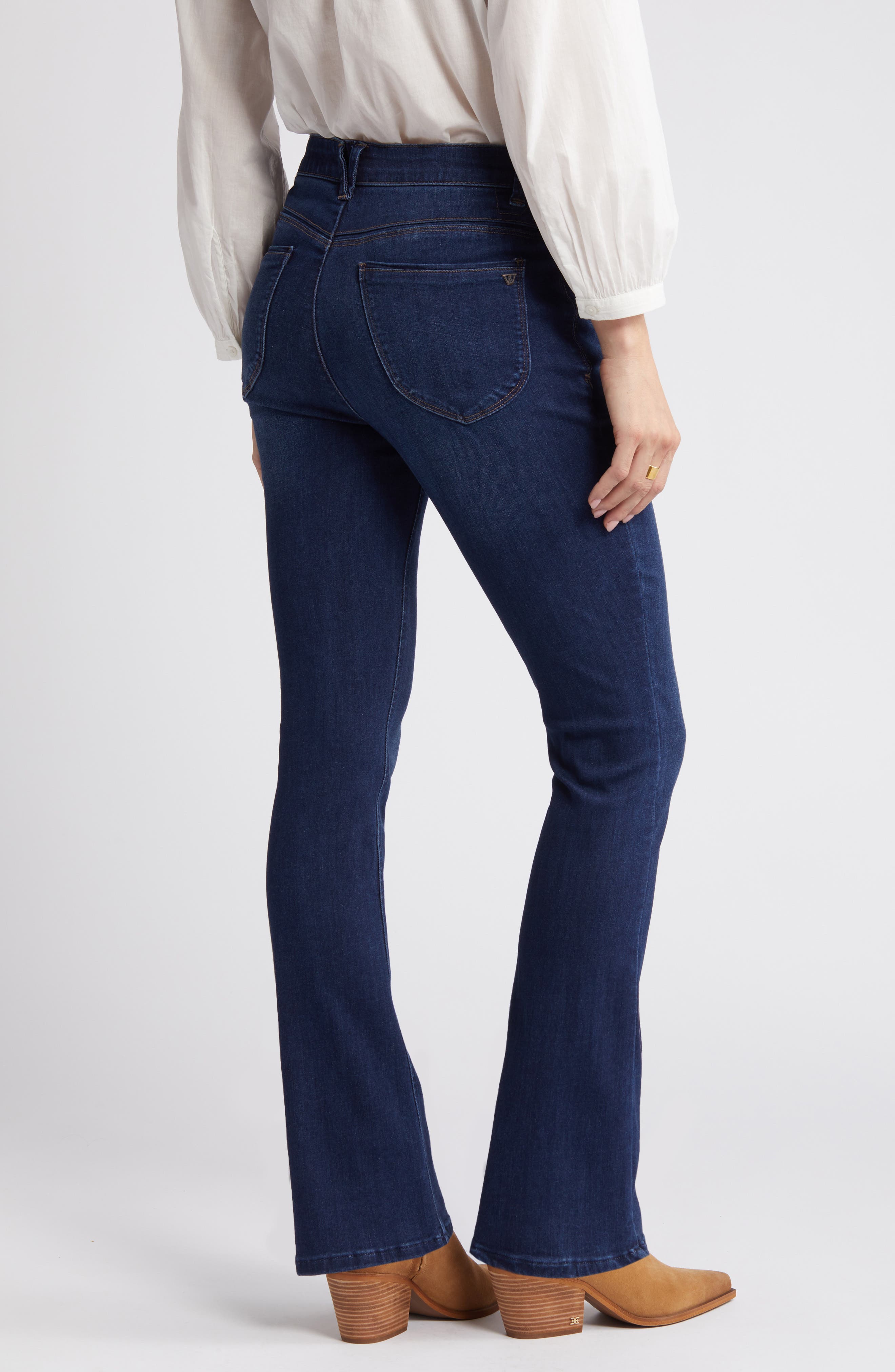 Wit & Wisdom Brittany 'Ab'Solution High Waist Itty Bitty Bootcut Jeans ...