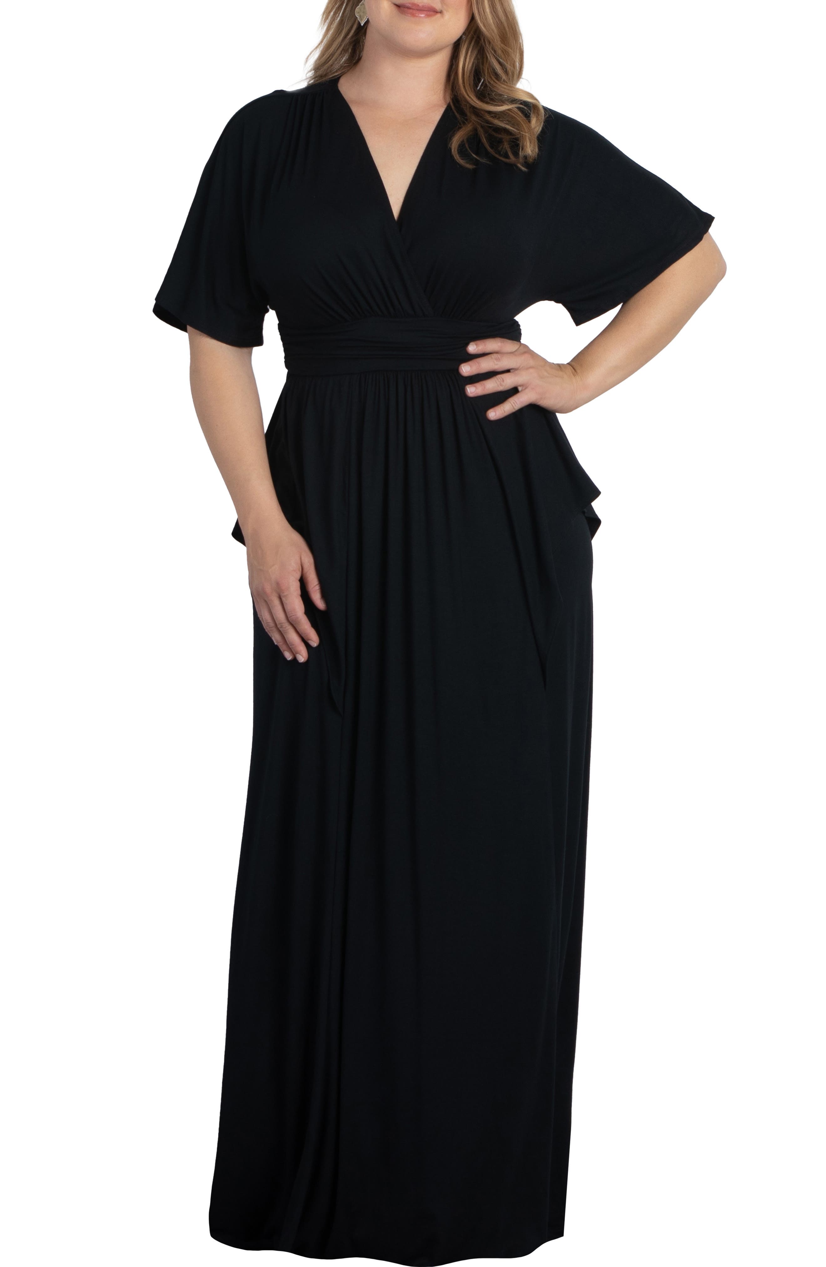 Kiyonna Indie V-Neck Fit & Flare Dress | Nordstromrack