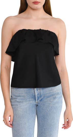 WAYF All Yours Ruffle Strapless Top | Nordstromrack
