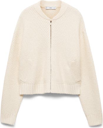 MANGO Zip-Up Cardigan | Nordstromrack