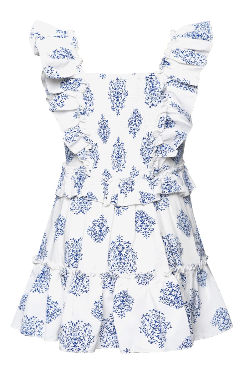 Truly Me Kids' Ruffle Print Dress | Nordstromrack