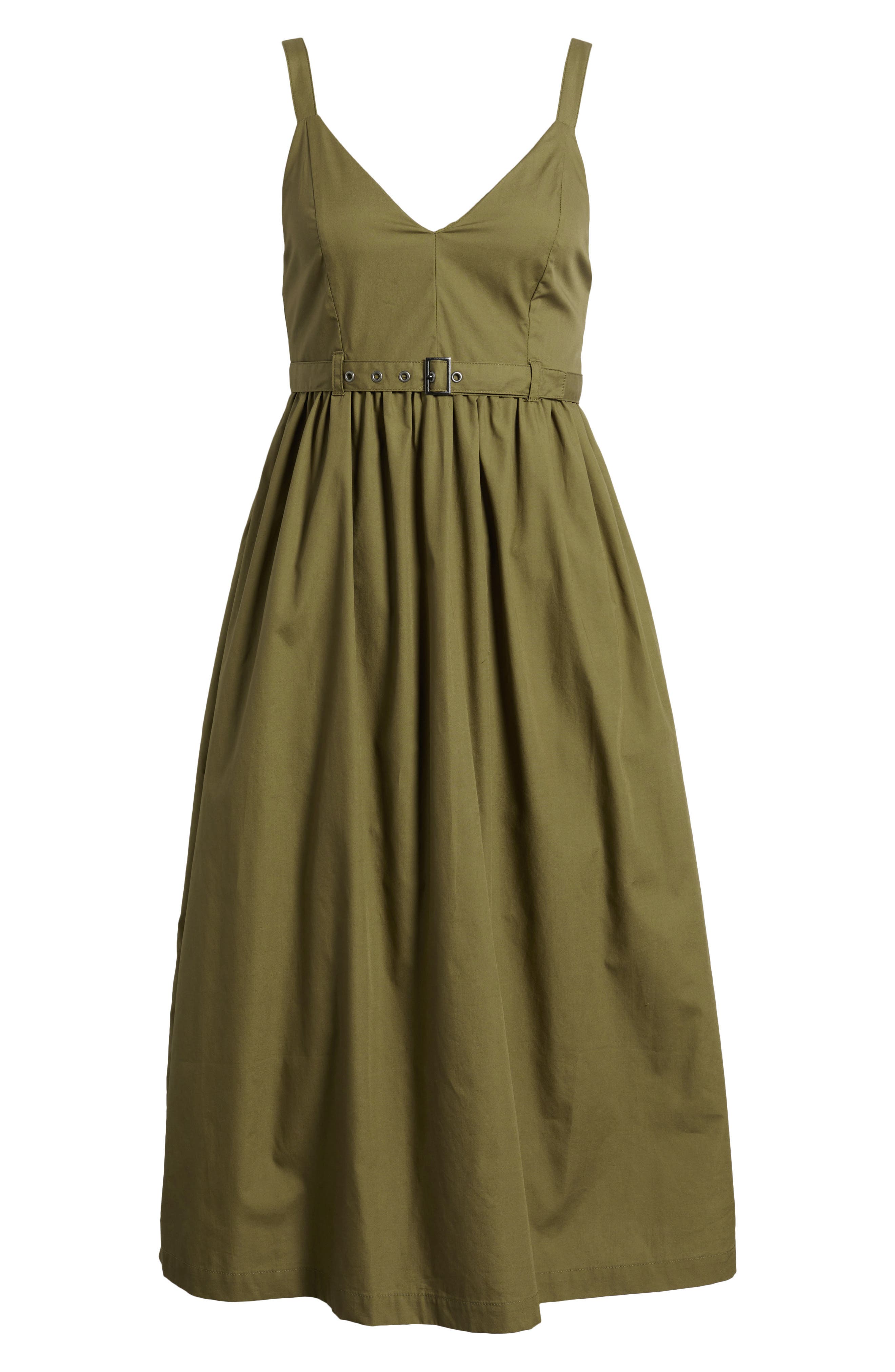 Steve Madden Juno Halter Neck Cotton Dress | Nordstromrack