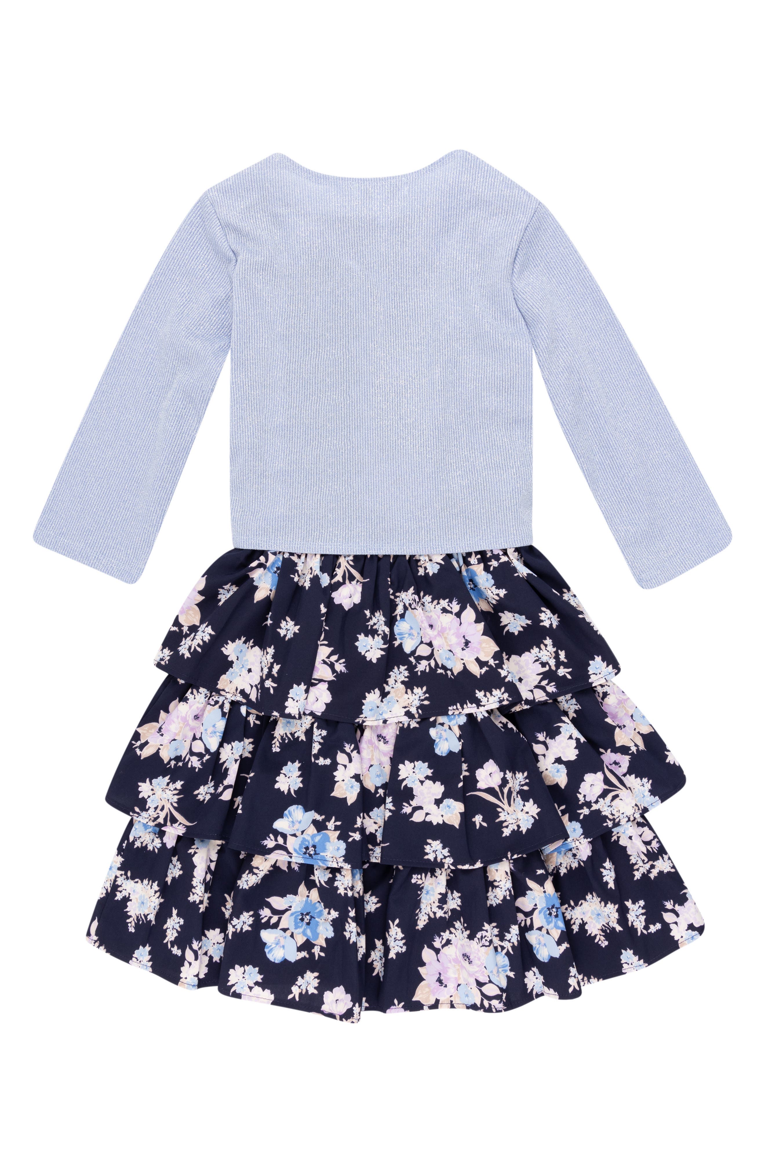 Speechless Kids' Floral Dress & Ribbed Cardigan Set | Nordstromrack