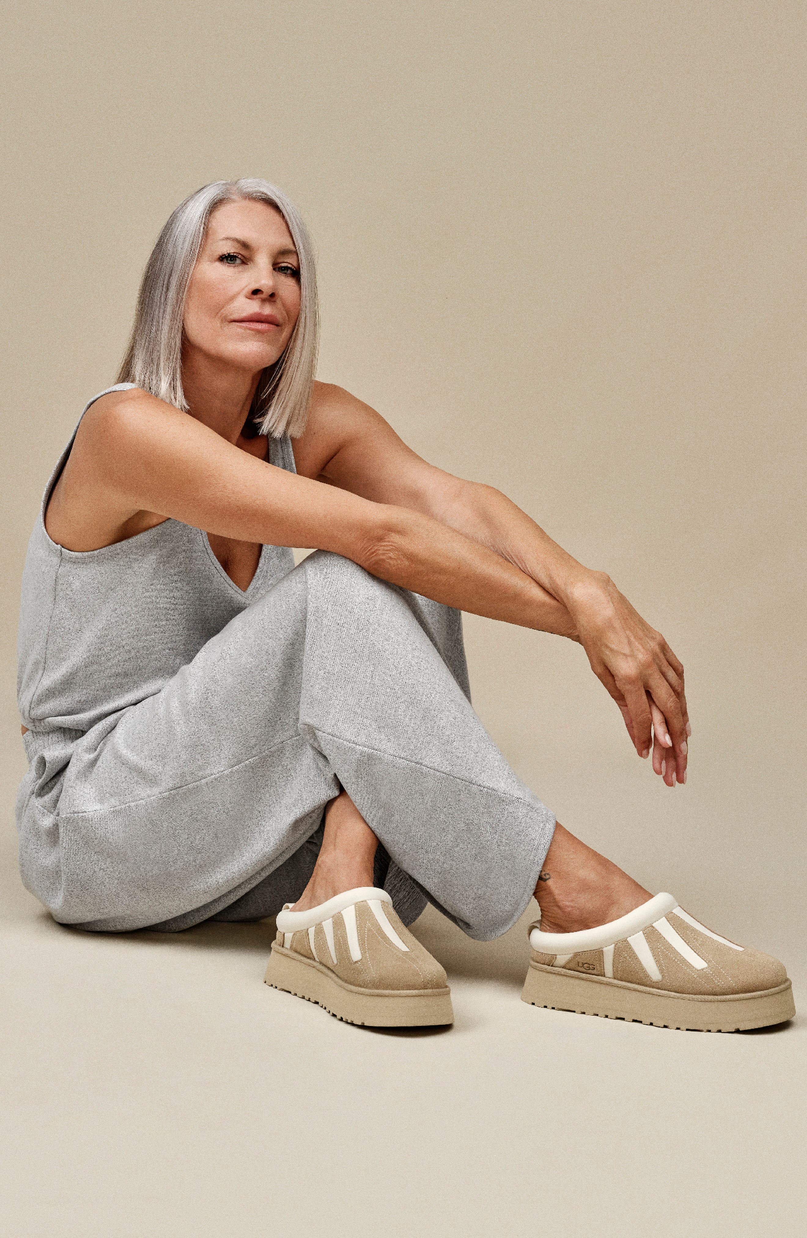 UGG® Tazz Sunwave Platform Slipper (Women) | Nordstromrack