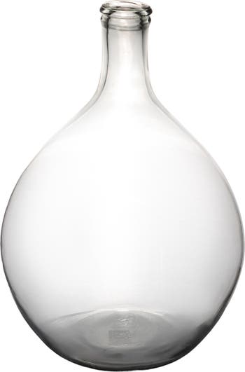 Storied Home Large Decorative Glass Bottle, Clear | Nordstrom