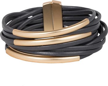 SAACHI On the Rail Layered Wrap Bracelet | Nordstromrack