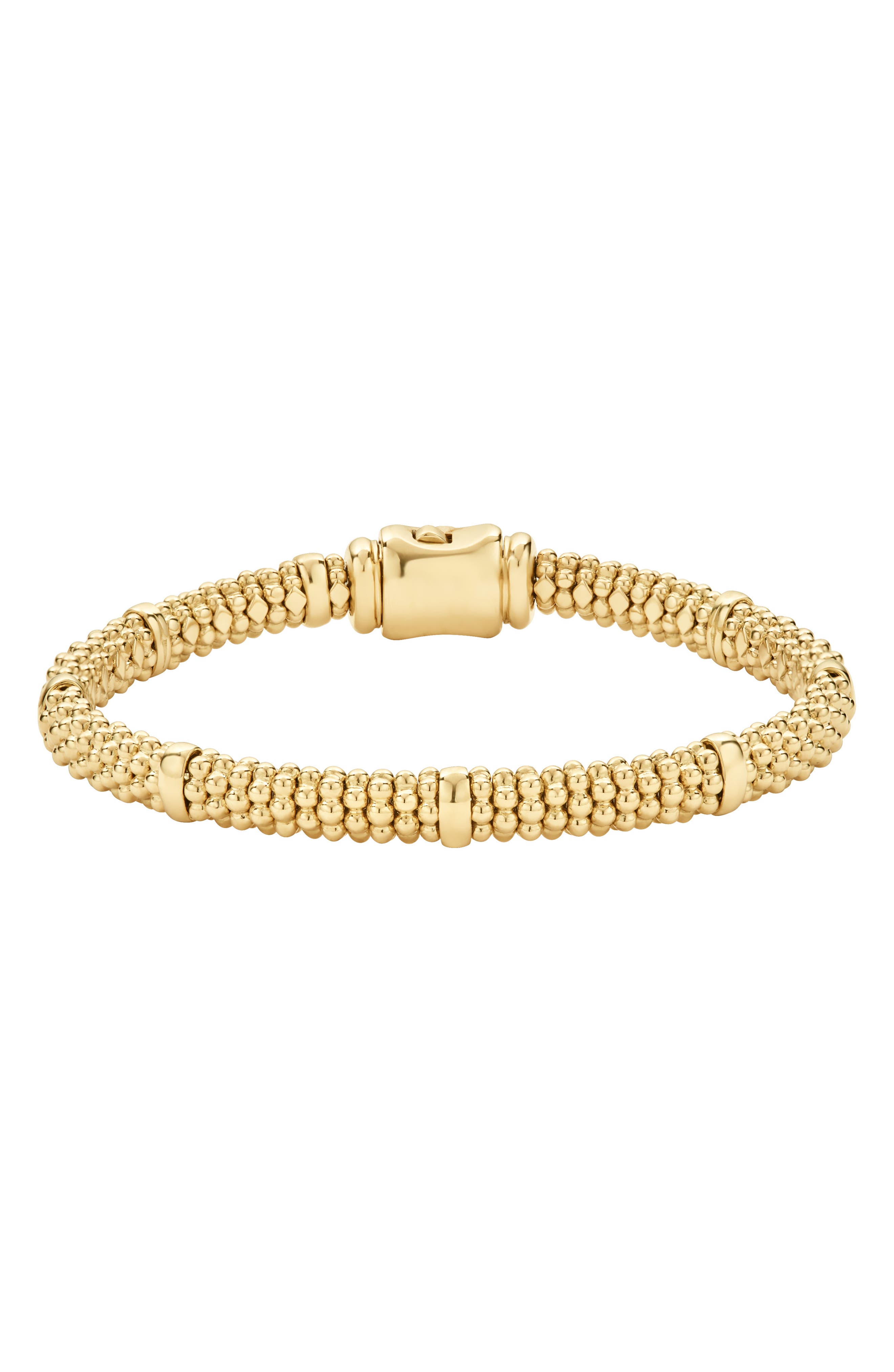 LAGOS Caviar 18K Gold Rope Bracelet | Nordstrom