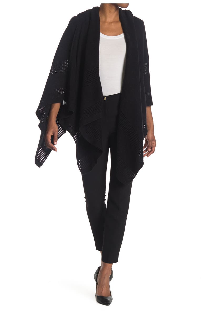 Calvin Klein Pointelle Knit Solid Shawl | Nordstromrack