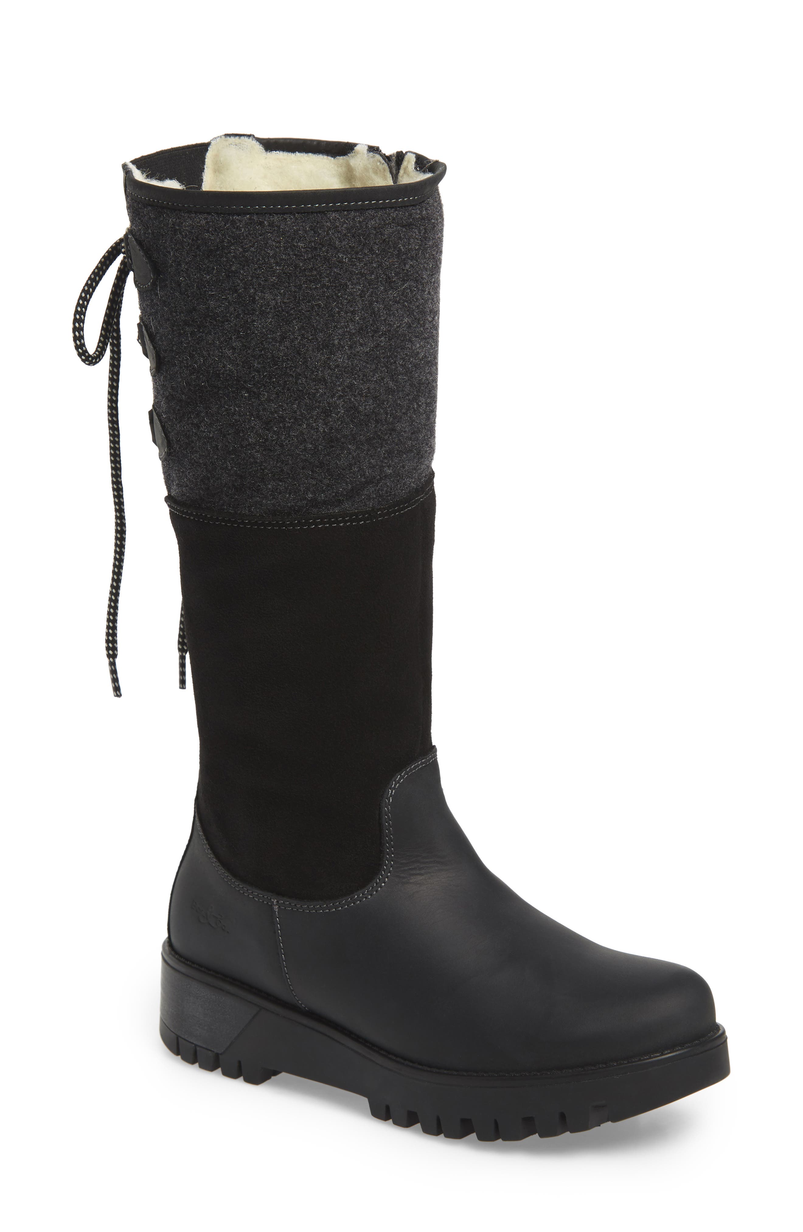 Bos. & Co. Goose Primaloft® Waterproof Boiled Wool Mid Calf Boot (Women ...