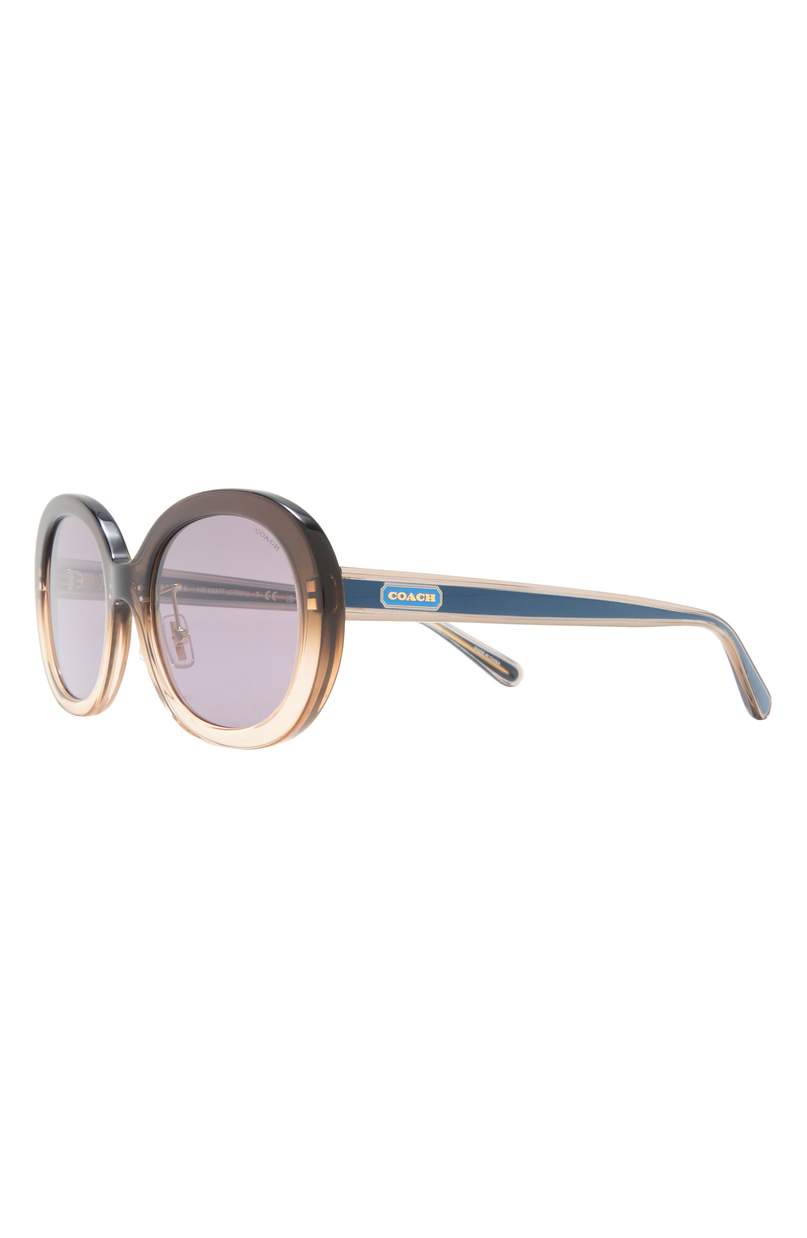 COACH Creative Class 55mm Oval Sunglasses | Nordstromrack