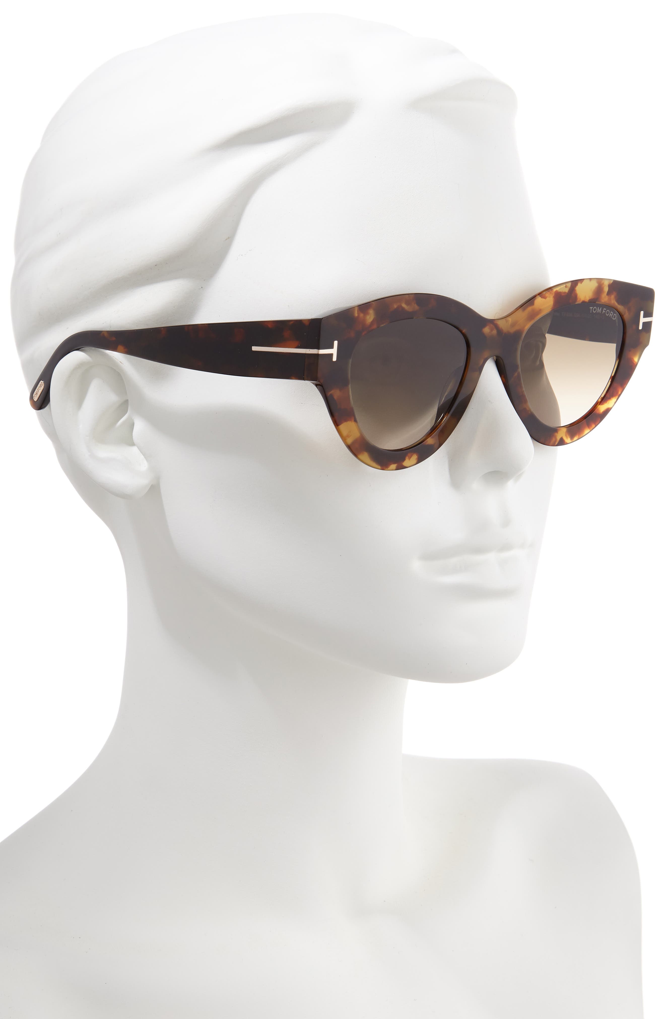 TOM FORD Slater 51mm Injected Cat Eye Sunglasses | Nordstromrack