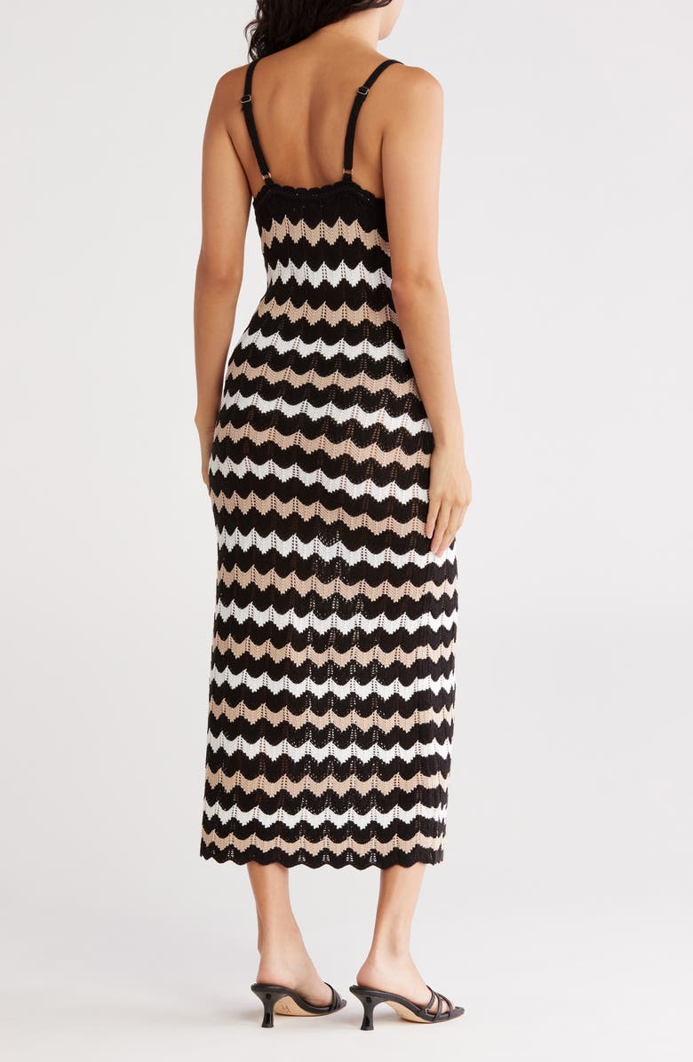 Madden Girl Zigzag Pointelle Maxi Dress | Nordstromrack