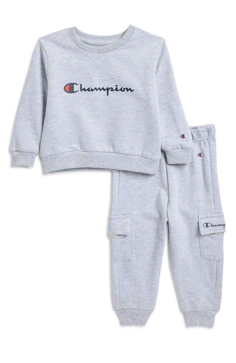 Champion Crewneck Sweatshirt & Cargo Joggers Set | Nordstromrack