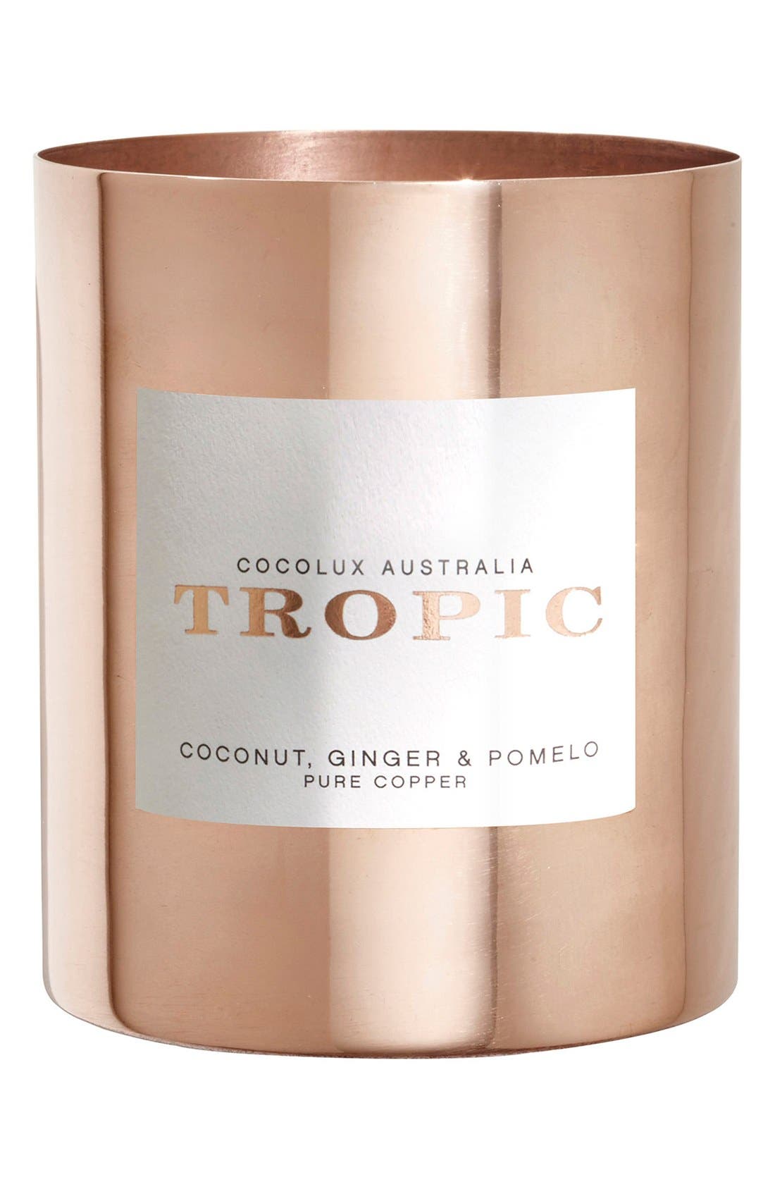 Cocolux Australia Coconut, Ginger & Pomelo Copper Candle | Nordstrom