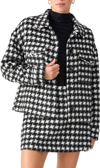 Sanctuary Houndstooth Shacket | Nordstromrack