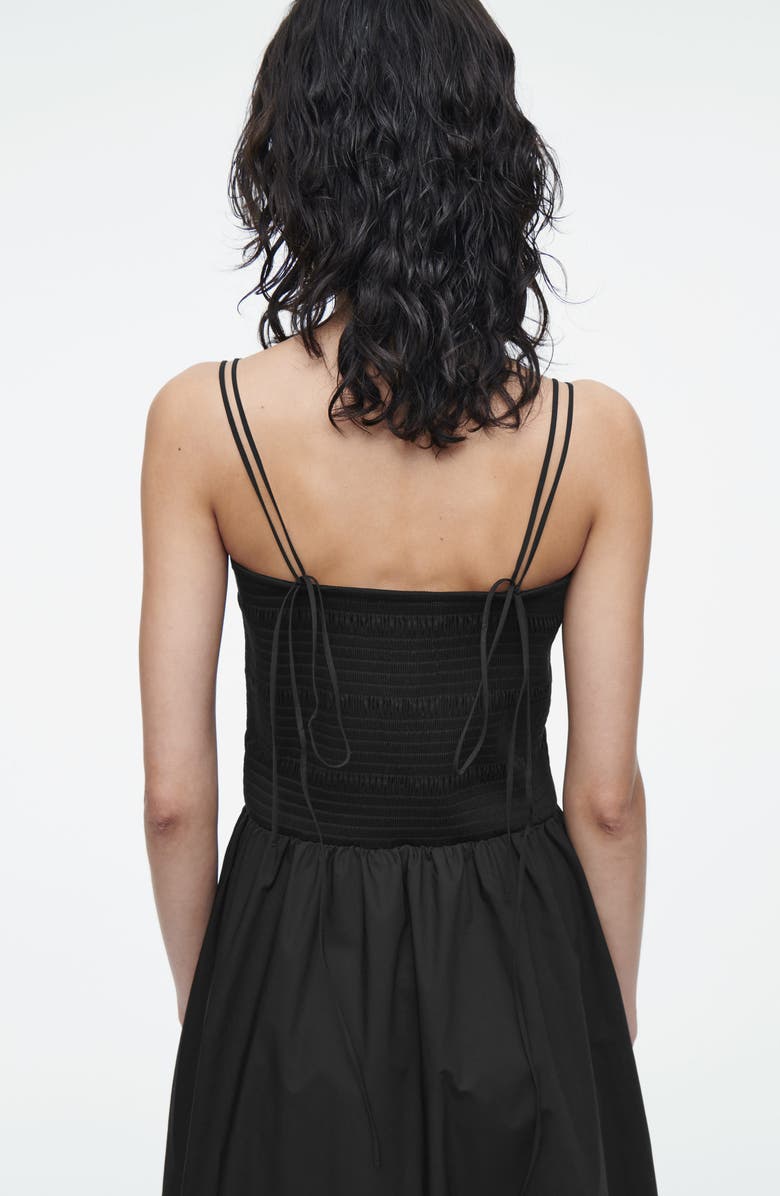 COS Smocked Bodice Cotton Maxi Sundress | Nordstromrack