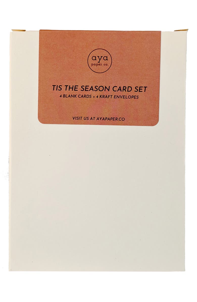 Aya Paper Co. 4-Pack 'Tis the Season Greeting Cards | Nordstromrack