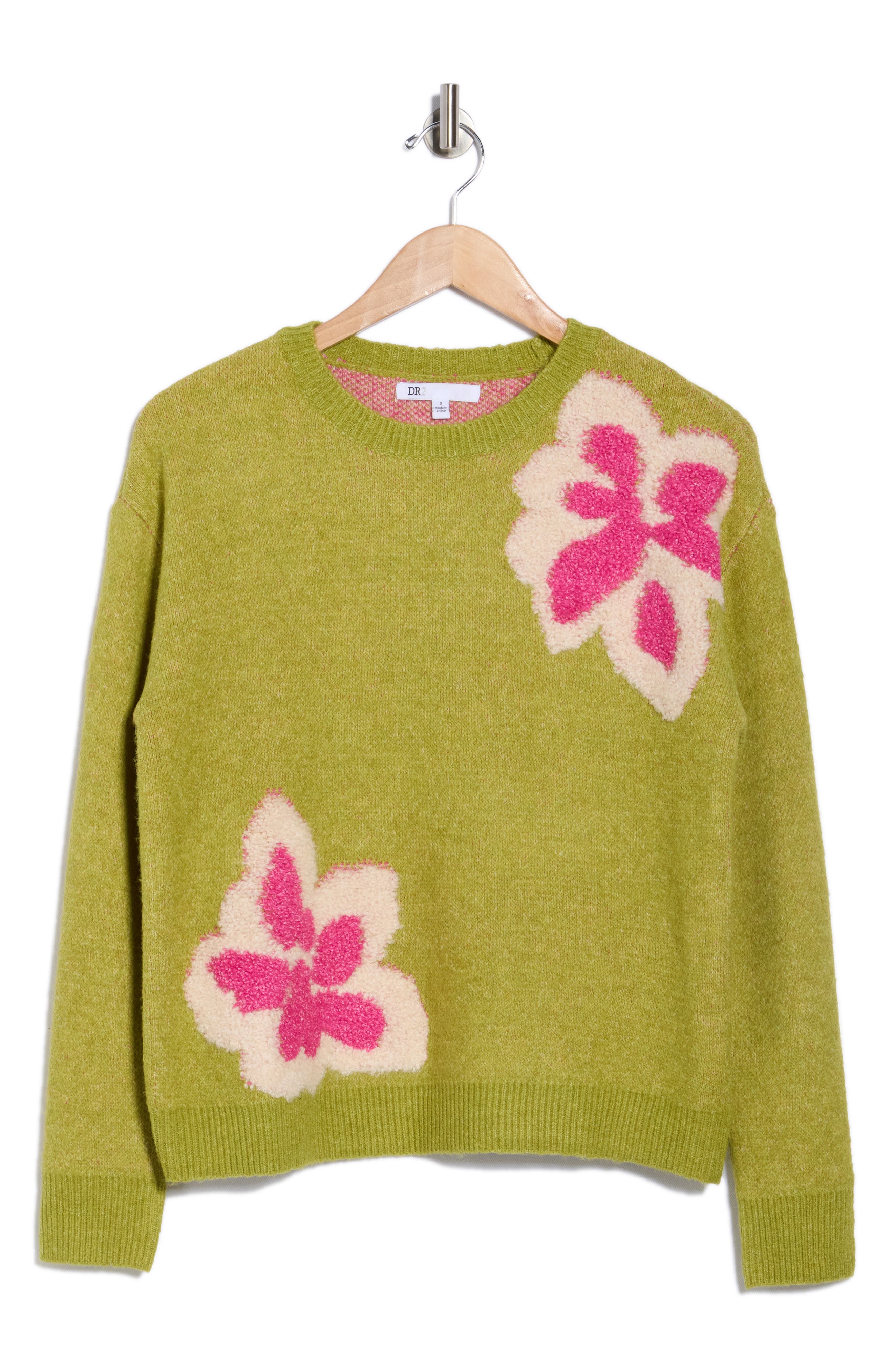 DR2 by Daniel Rainn Raised Floral Sweater | Nordstromrack