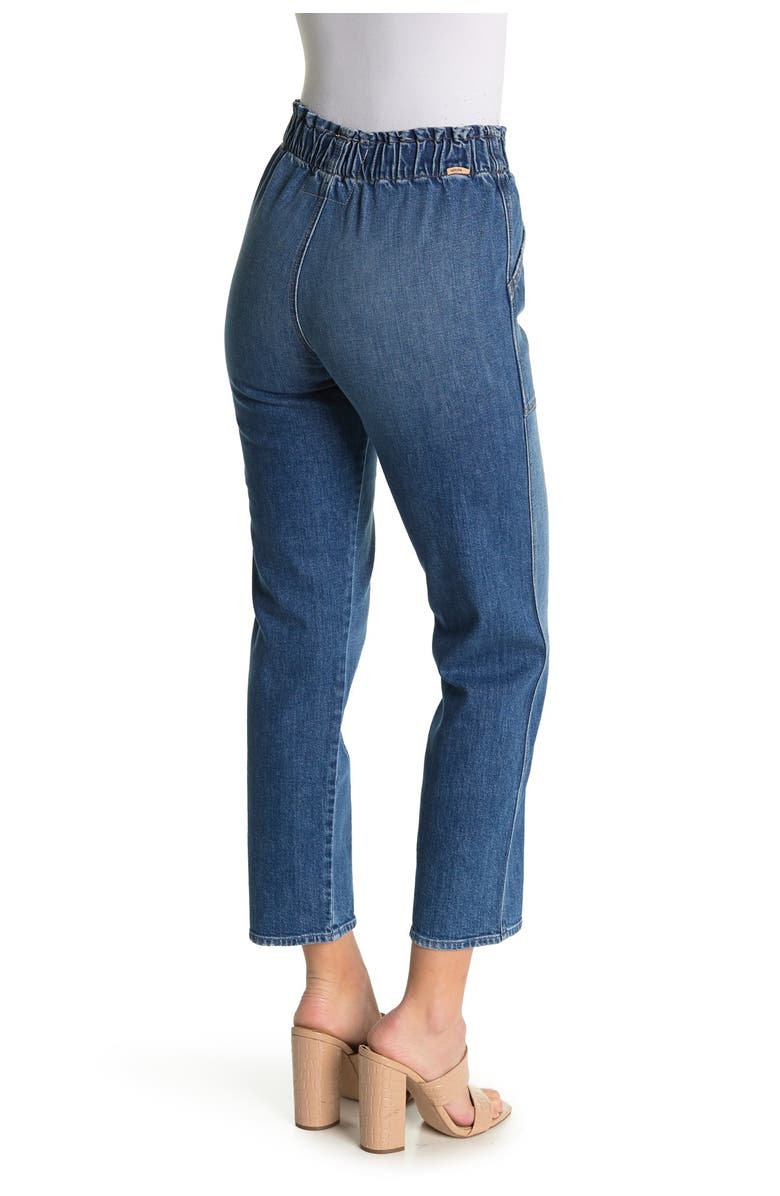 MOTHER The Springy High Waist Ankle Straight Leg Jeans | Nordstromrack
