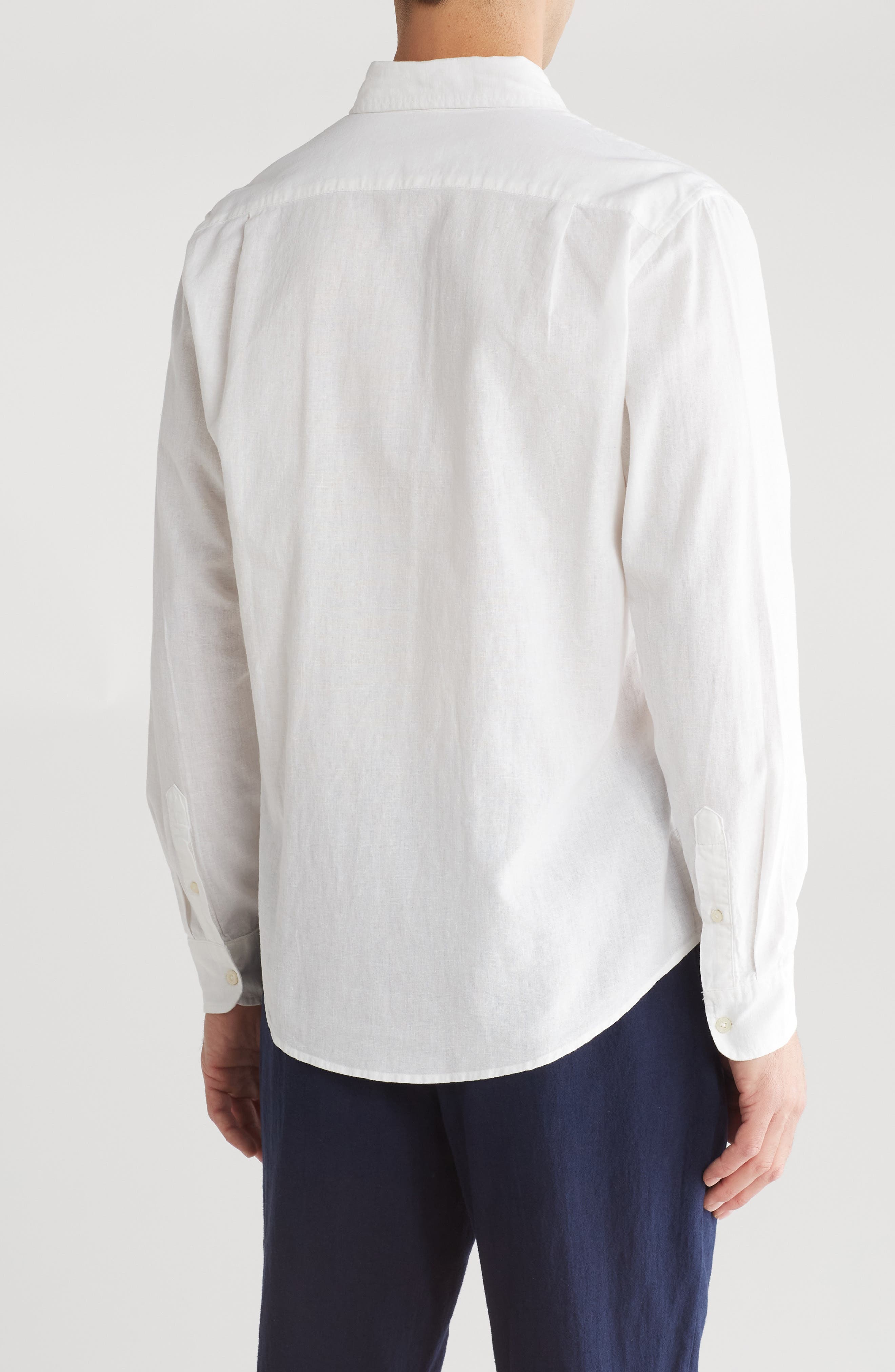 Tailor Vintage PUREtec cool™ Linen & Cotton Button-Up Shirt | Nordstromrack