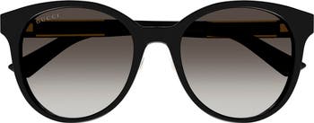 Gucci 56mm Gradient Panthos Sunglasses | Nordstrom