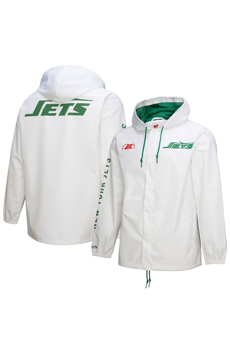 Mitchell & Ness Men's Mitchell & Ness White New York Jets Vintage Logo ...