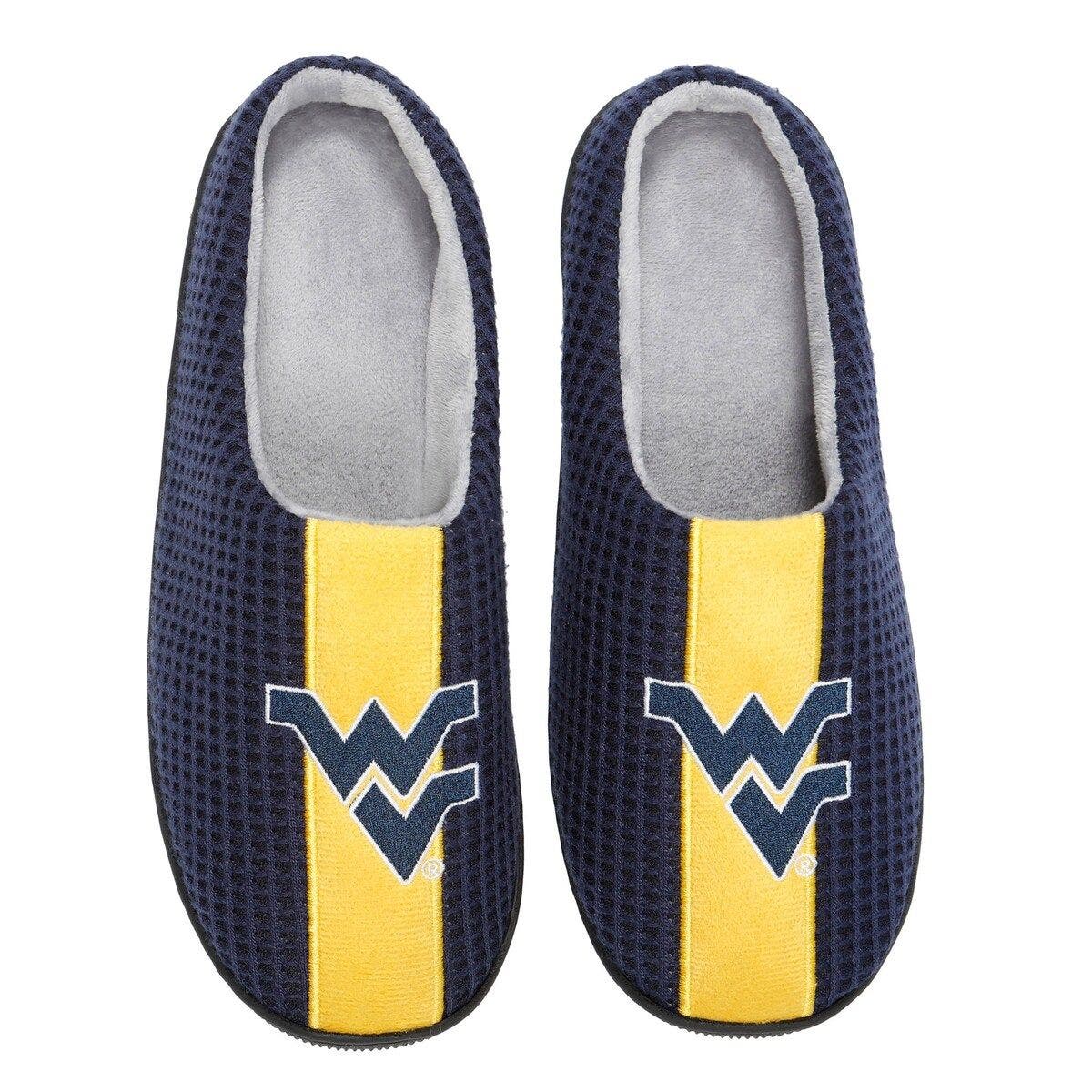 FOCO Men's FOCO Navy West Virginia Mountaineers Team Stripe Memory Foam ...