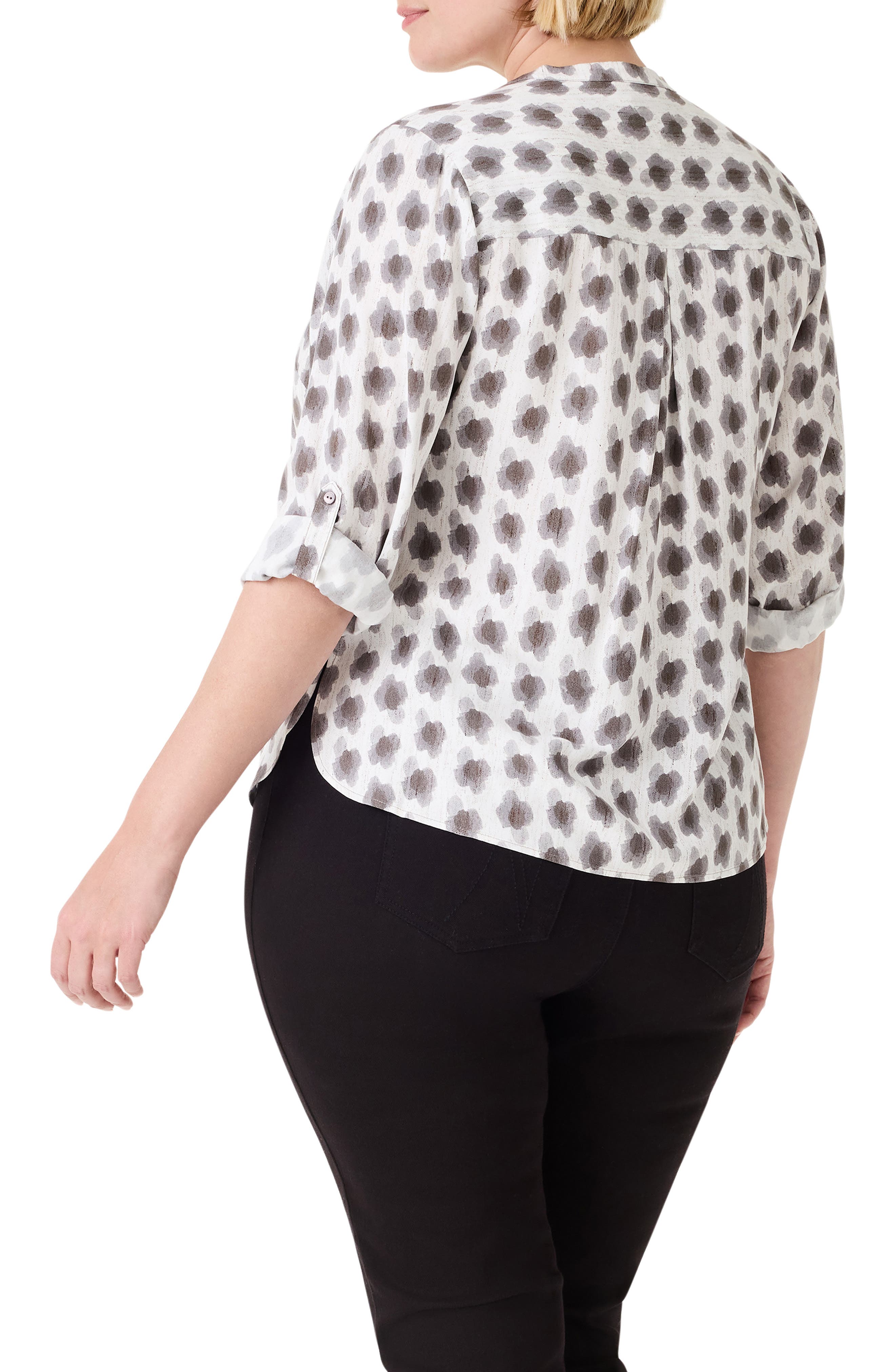 NIC+ZOE Clover Stamp Button-Up Shirt | Nordstromrack