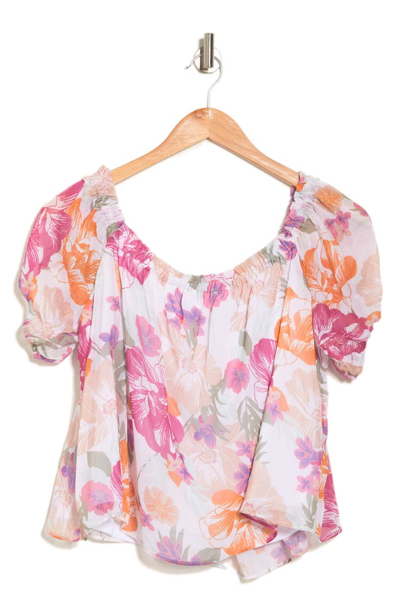 WAYF Off-The-Shoulder Floral Top | Nordstromrack