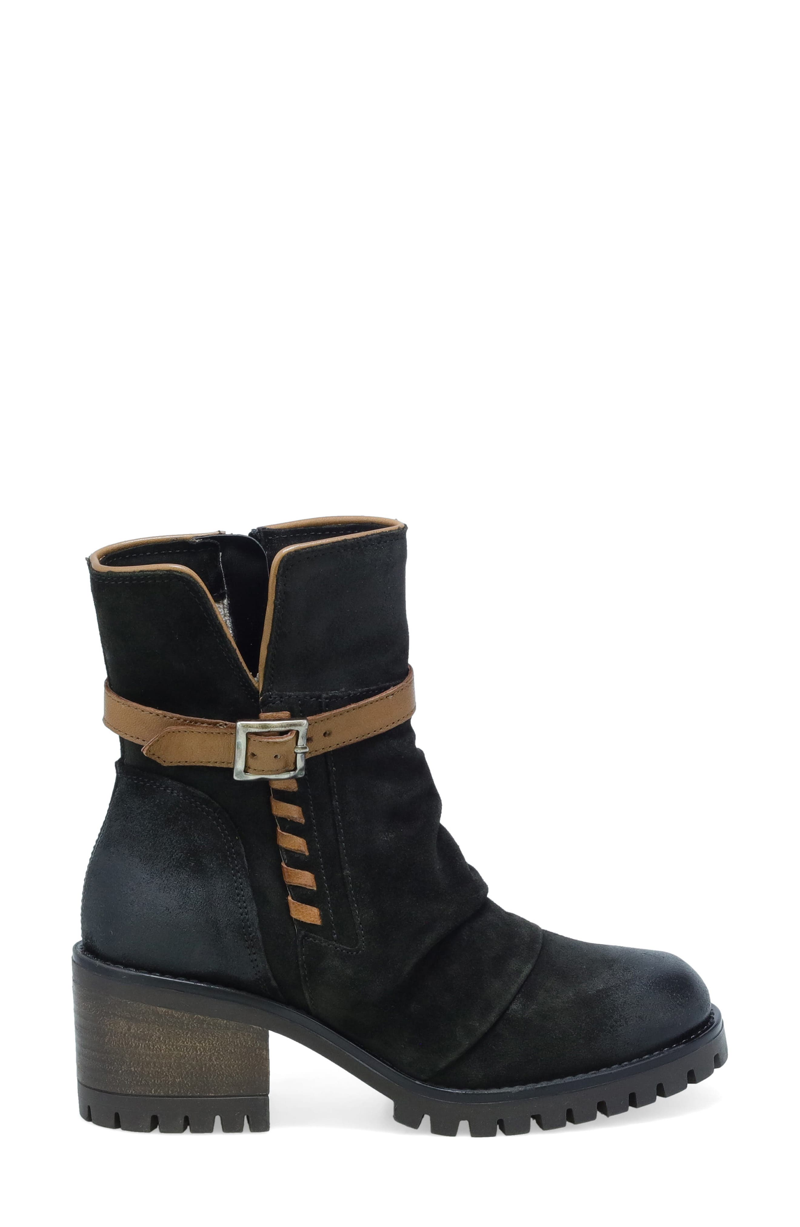 Miz Mooz Mandy Suede Moto Boot (Women) | Nordstromrack