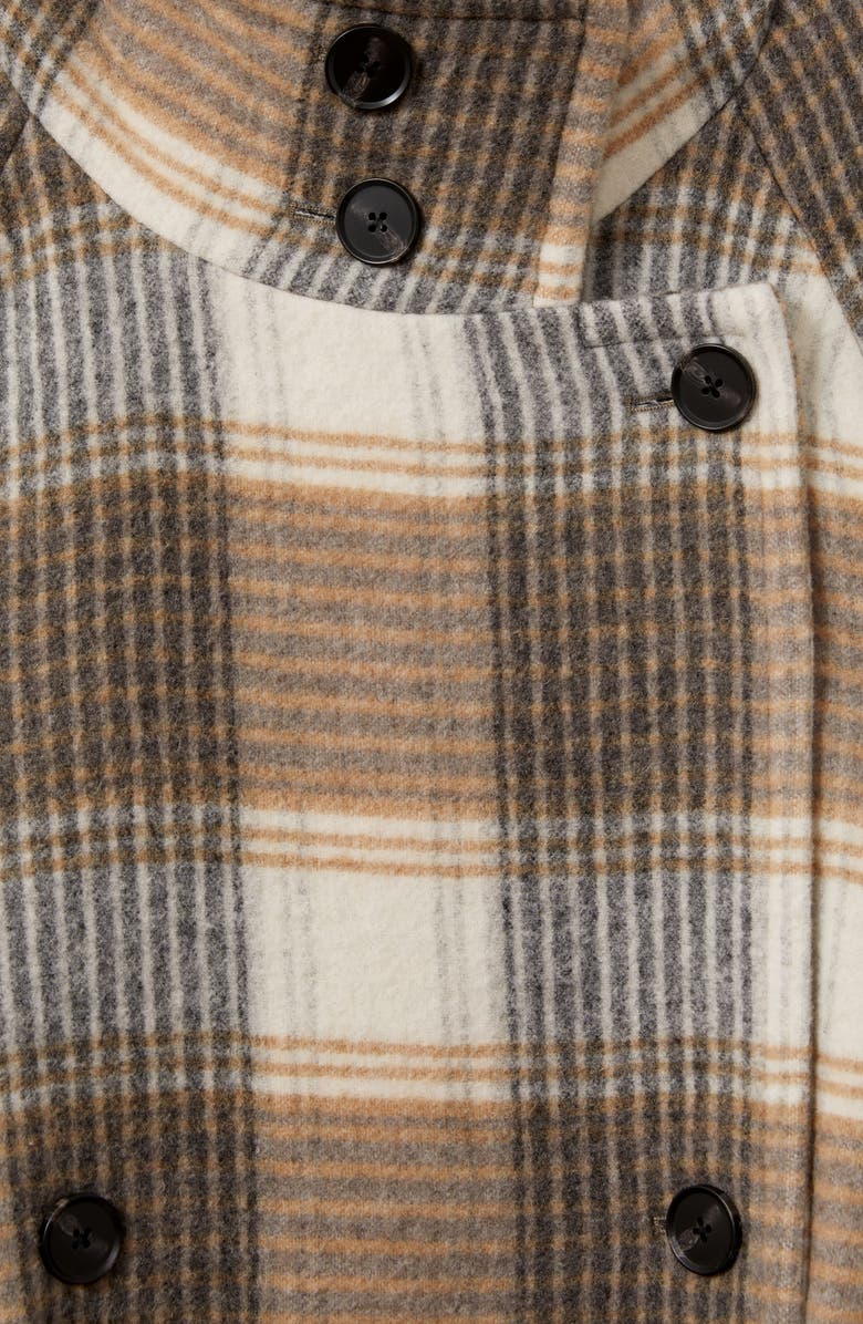 Reiss Piper Plaid Wool Blend Coat | Nordstromrack