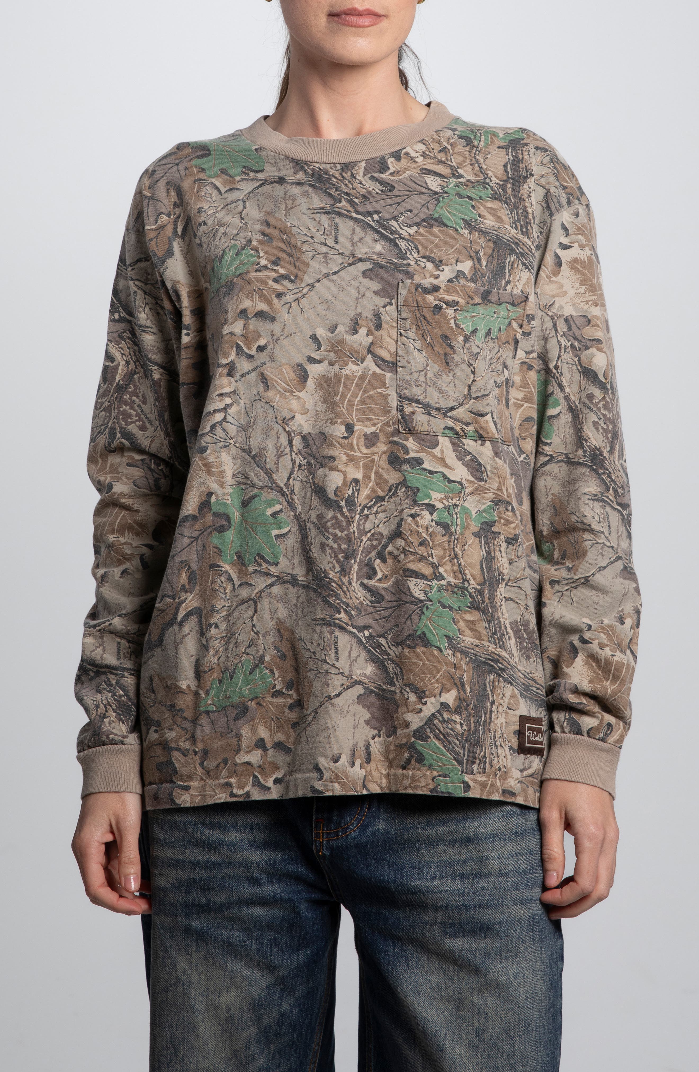Elwood Vintage Real Tree Long Sleeve Sweatshirt | Nordstrom