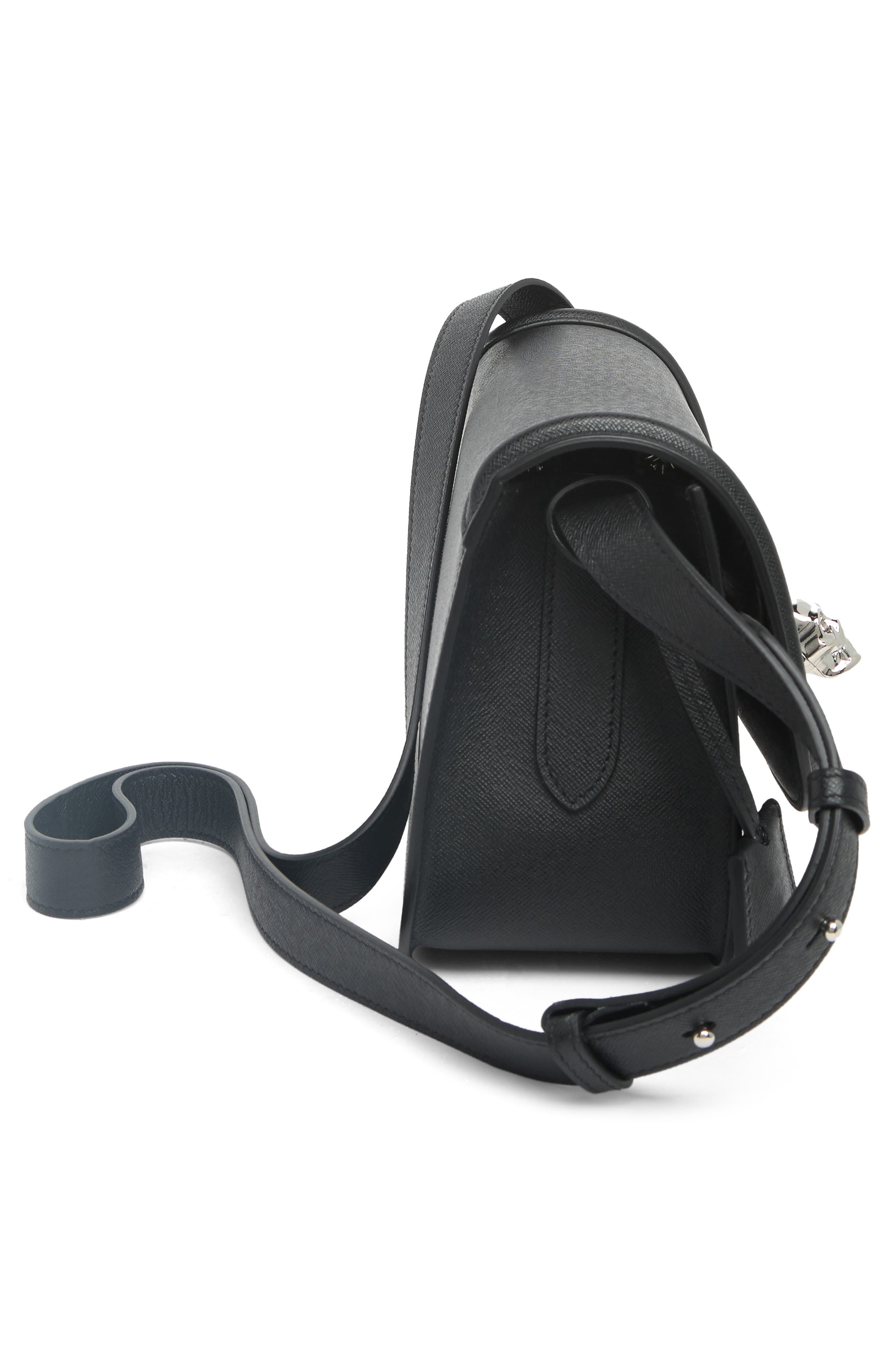 McQueen Leather Padlock Satchel | Nordstromrack