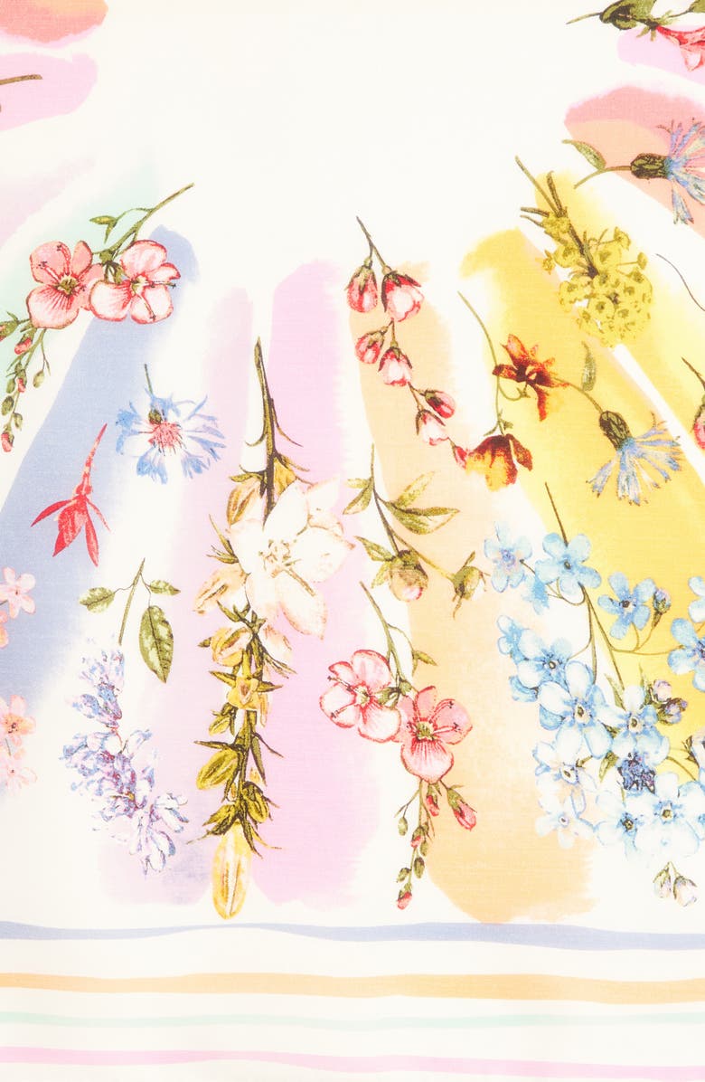 Vince Camuto Botanical Watercolor Square Scarf | Nordstromrack
