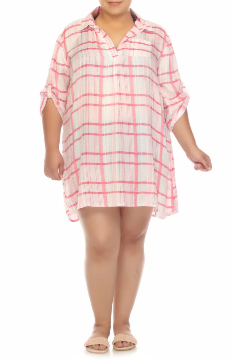 BOHO ME Check Print Shirtdress | Nordstromrack