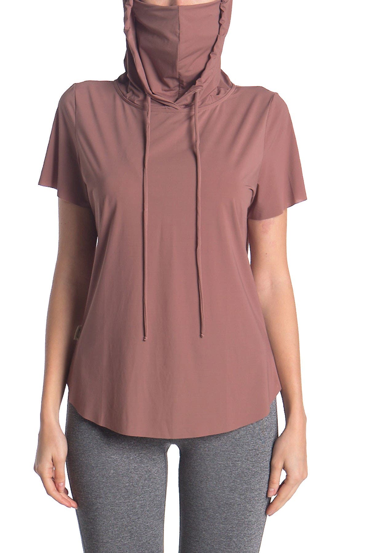 Maaji Only To Inspire 2-in-1 Adult Face Mask Hoodie Top | Nordstromrack