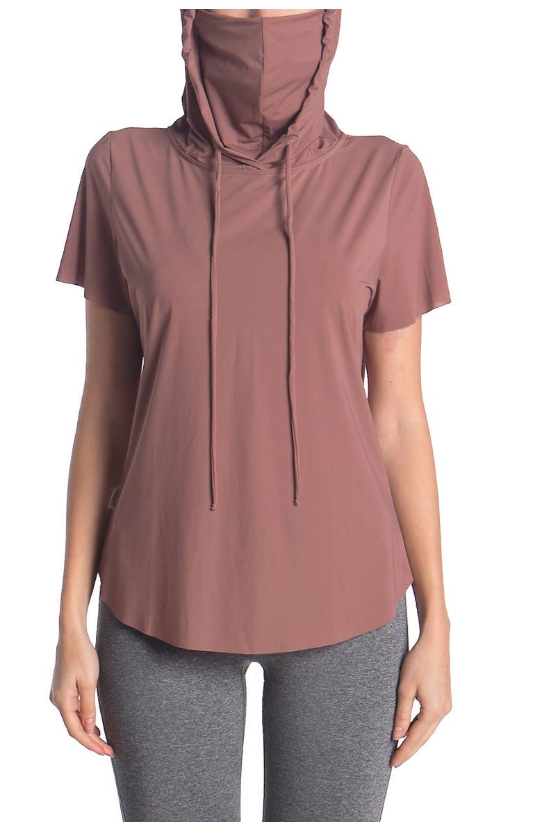 Maaji Only To Inspire 2-in-1 Adult Face Mask Hoodie Top | Nordstromrack