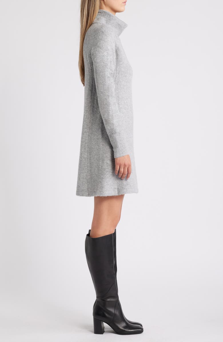 Hatley Swing Long Sleeve Mini Trapeze Sweater Dress | Nordstrom