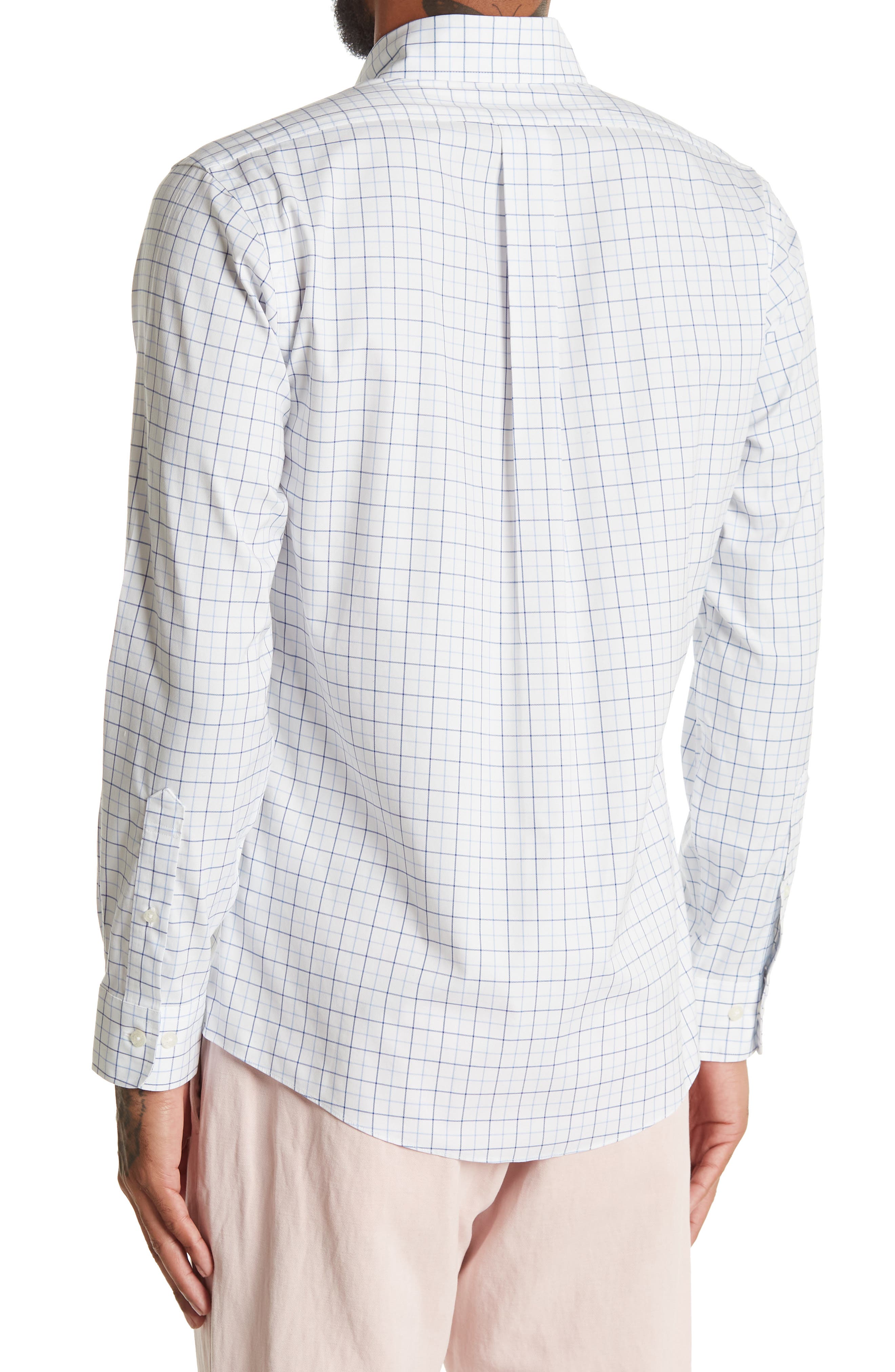 Brooks Brothers Grid Print Regent Fit Sport Shirt | Nordstromrack