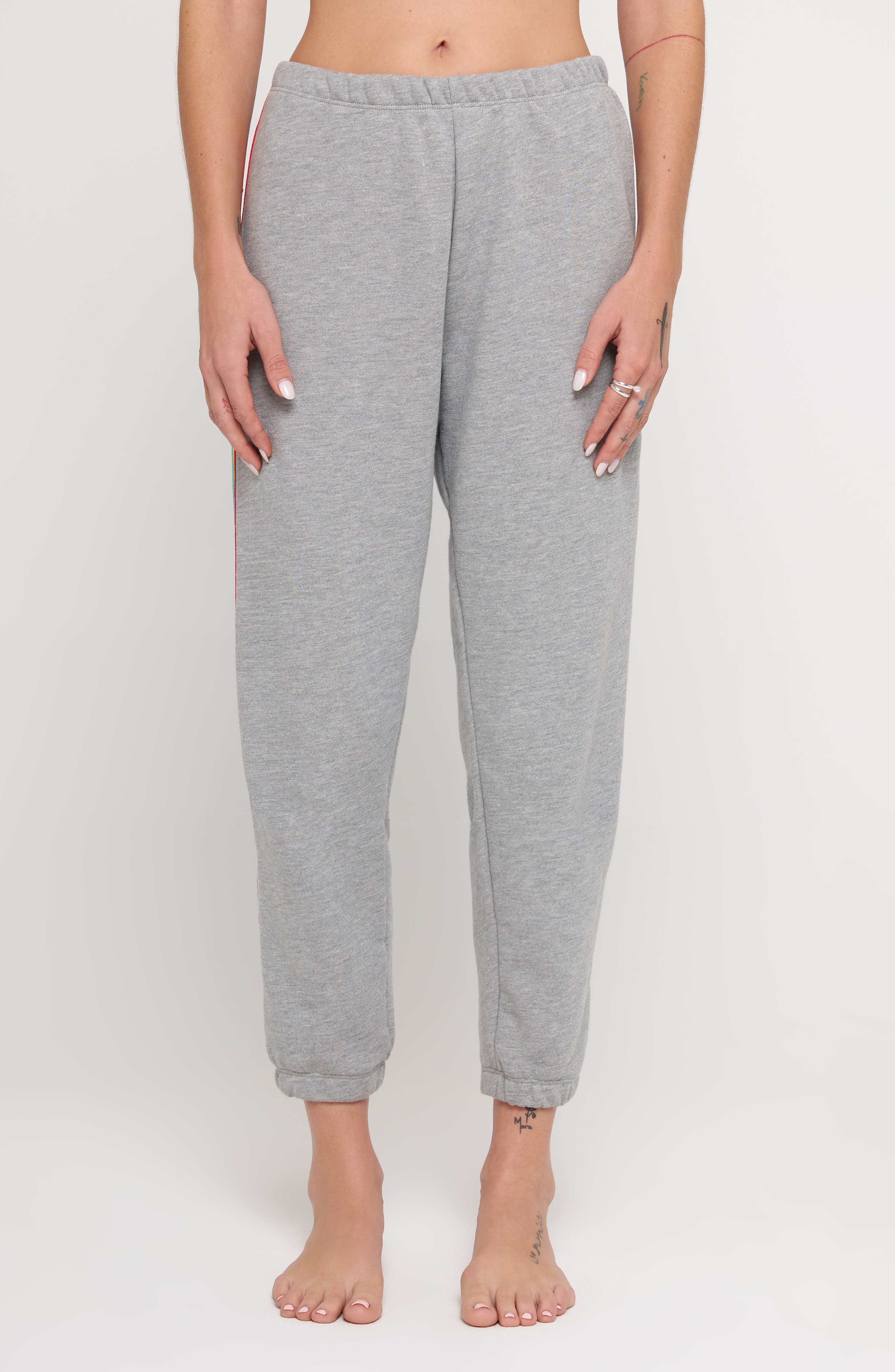 Spiritual Gangster Luna Rainbow Cotton & Modal Sweatpants | Nordstromrack